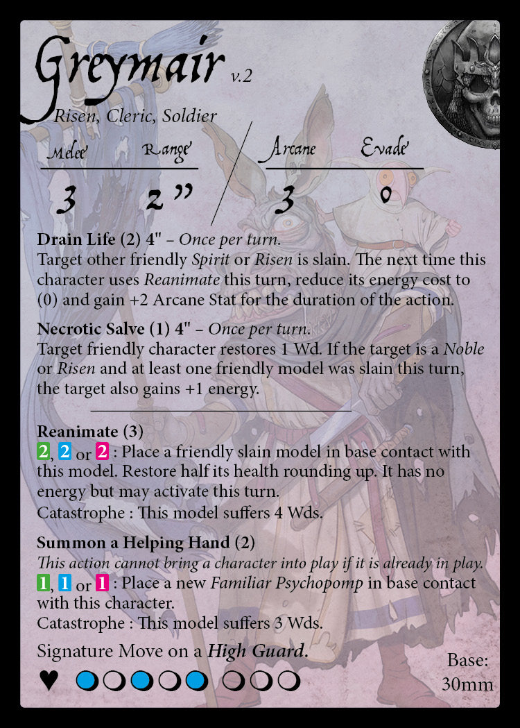 Stat Card: Greymair v2 – MoonstoneGame