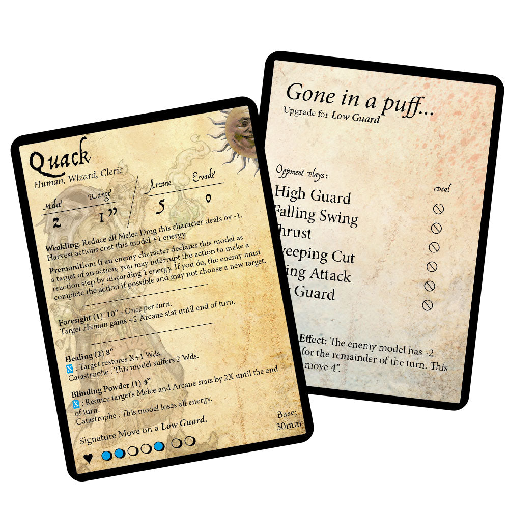 Stat Card: Quack – MoonstoneGame