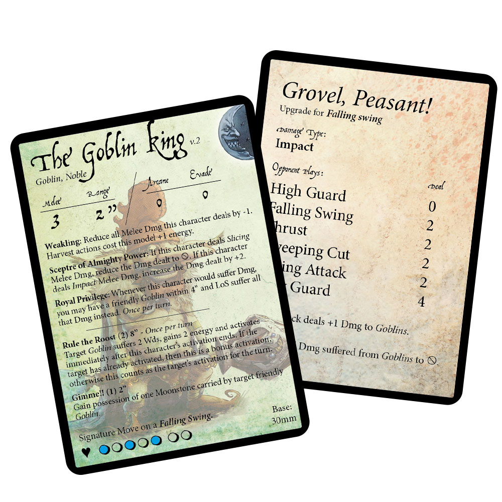 Stat Card: The Goblin King V2 – MoonstoneGame